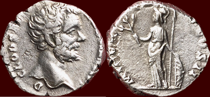 Roman Empire (194) CLODIUS ALBINUS as Caesar, 193-195 - AR Denarius ...