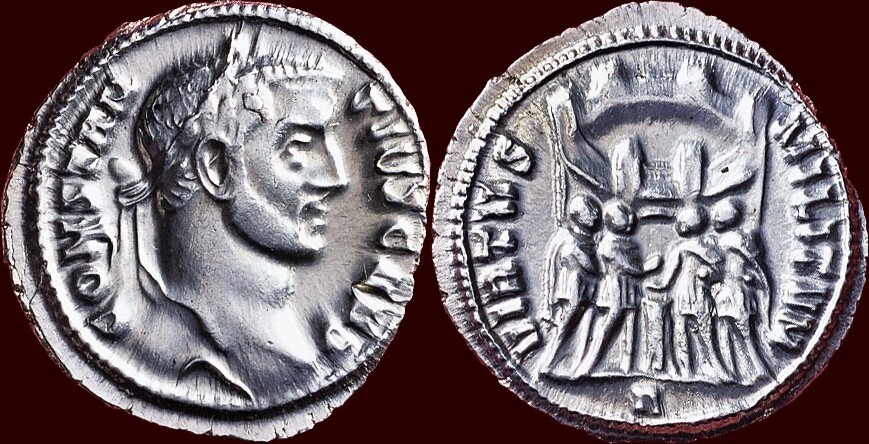 Roman Empire (295-297) CONSTANTIUS I CHLORUS as Caesar, 293-305 - AR ...