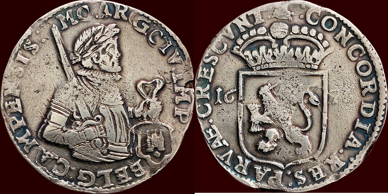 Nederlandse rijksdaalder 1676 NOORDELIJKE NEDERLANDEN (NETHERLANDS ...