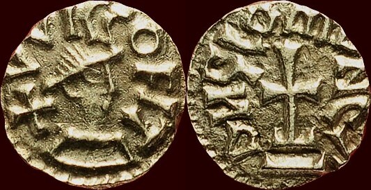 Tremissis (circa 660-675) FRANKISCH EMPIRE - MEROVINGIAN DYNASTY ...