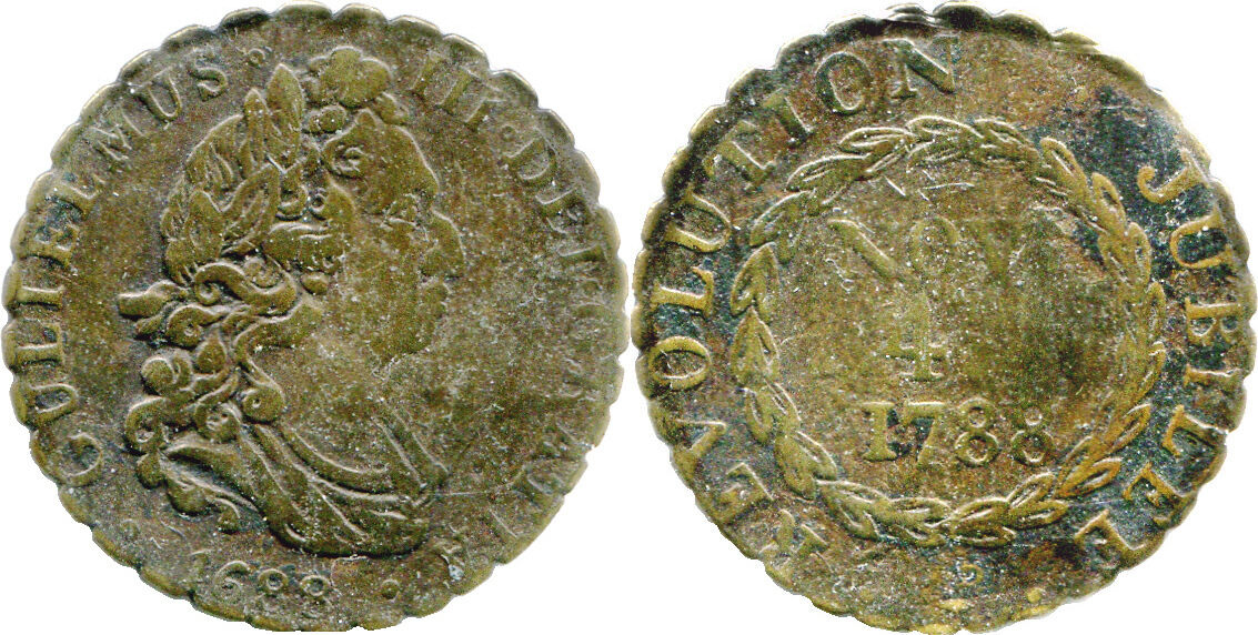 Großbritannien Bronze-Token 1788 GLORIOUS REVOLUTION JUBILEE s-ss | MA ...