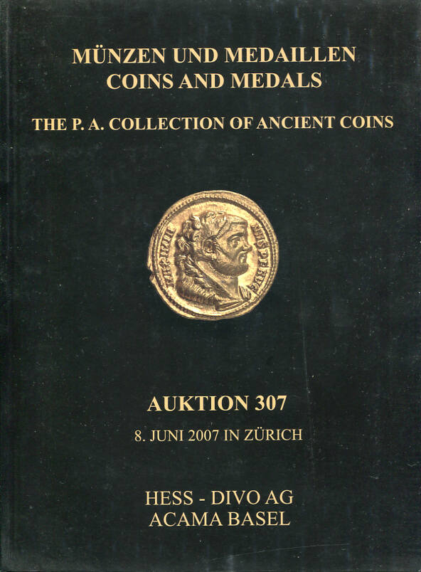Hess-Divo / Zürich Auktion 307 2007 The P. A. Collection of Ancient ...