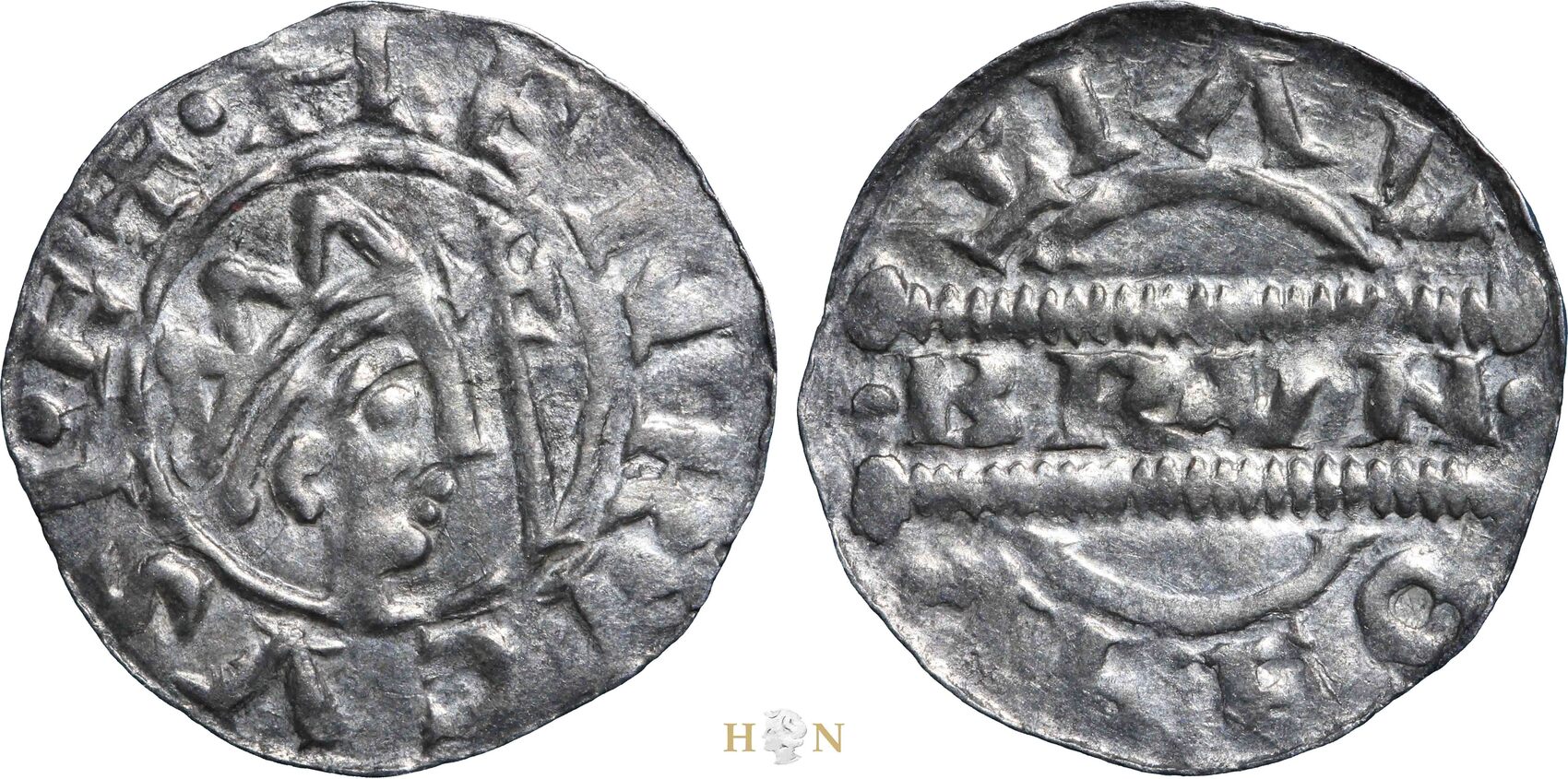 The Netherlands penning | denier (1050-1057 AD) County Friesland, Bruno ...