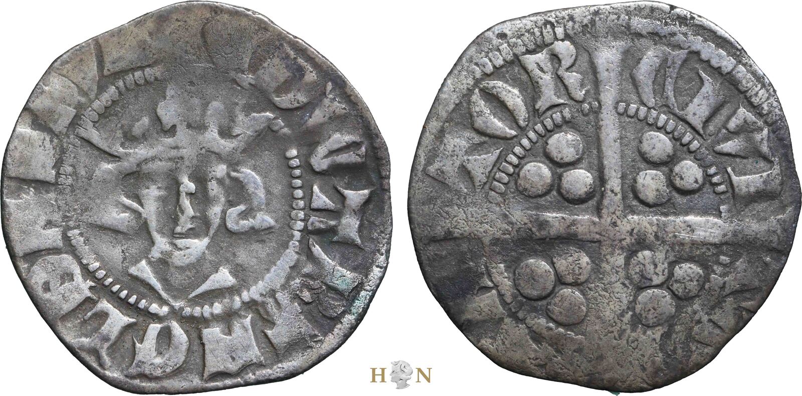 Great Britain penny (1320-1333 AD) Edward II (1307-1327), Canterbury, aVF | MA-Shops