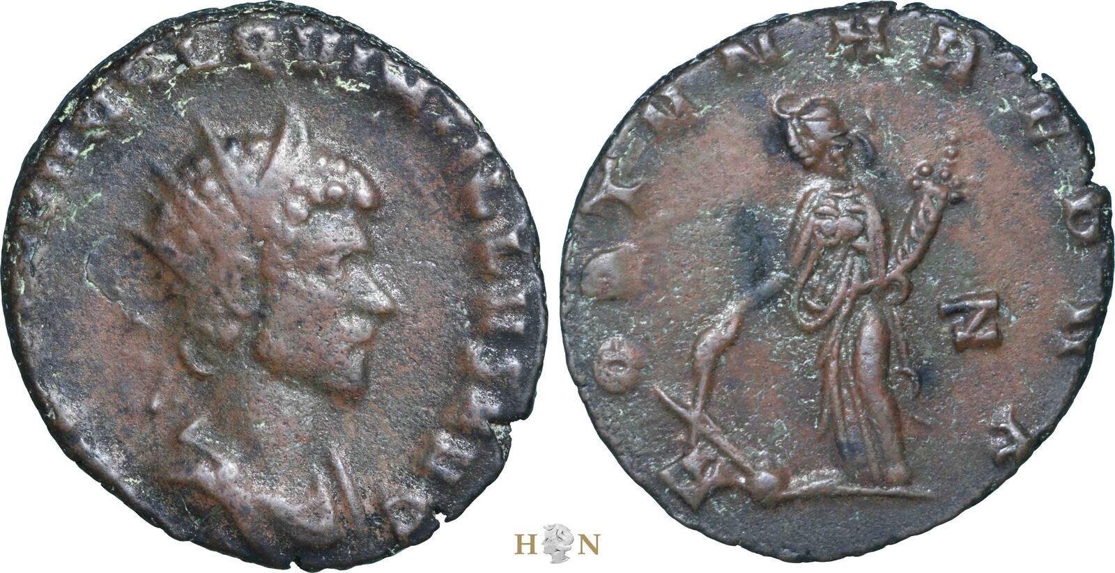 Roman Empire antoninianus 270 AD Quintillus (270), Rome, VF / VF+ | MA ...