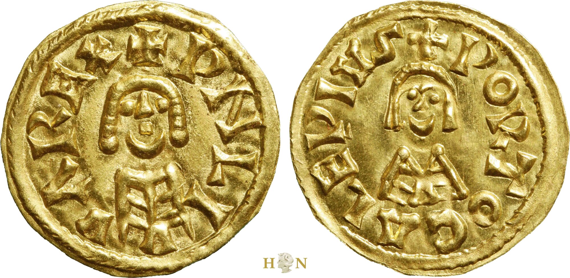 Spain | Visigoths tremissis | triens (601-603 AD) Liuva II (601-603 ...