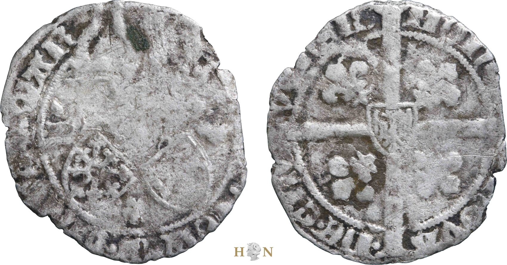 Germany Groschen 1417-1448 AD County Kleve-Berg, Adolf II (1394-1448 ...