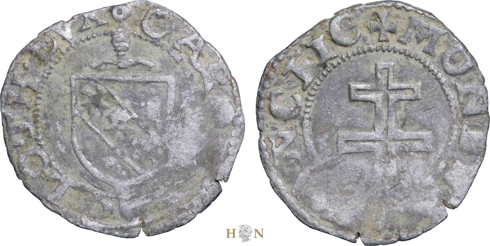 France denier | demi-sol 1545-1608 AD Duchy Lorraine, Charles III the ...