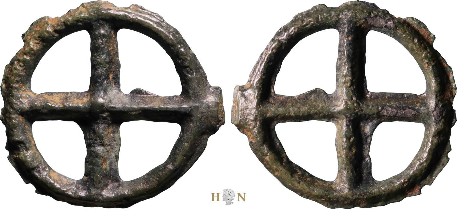 'wheel money' 100-0 BC Celts, Gaul, VF | MA-Shops