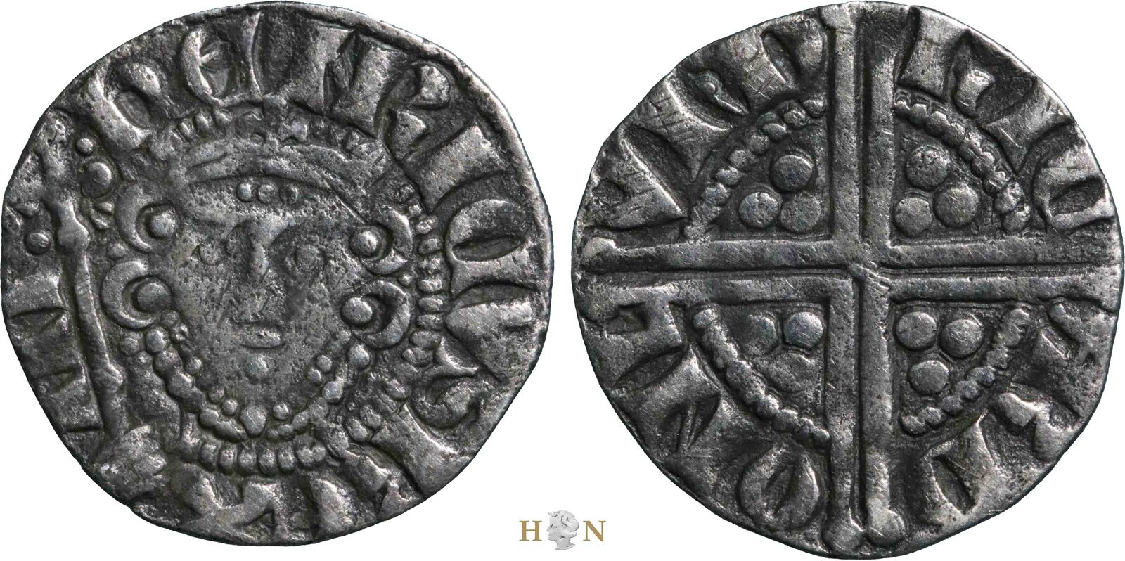 Great Britain penny 1251-1253 AD Henry III (1216-1272), London, aVF ...