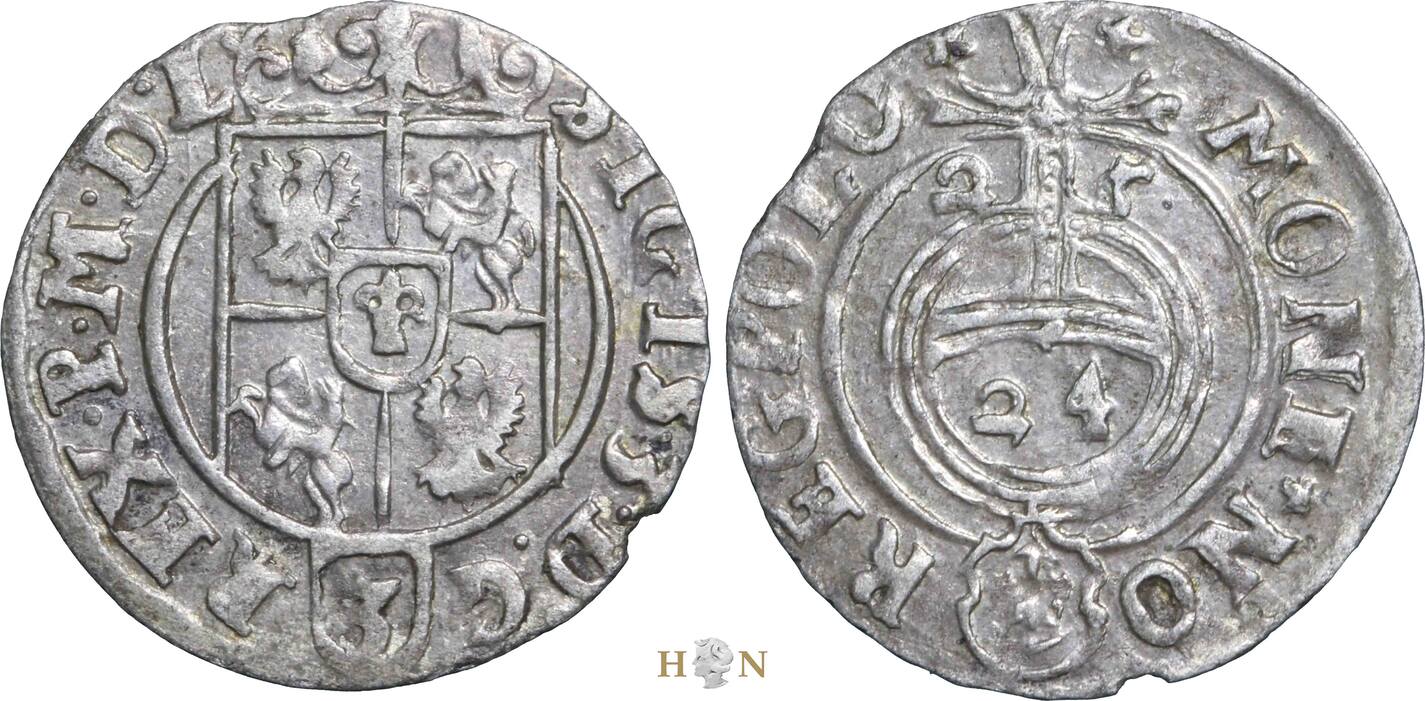 Polish–Lithuanian Commonwealth 3 polker | ółtorak 1625 AD Sigismund III ...