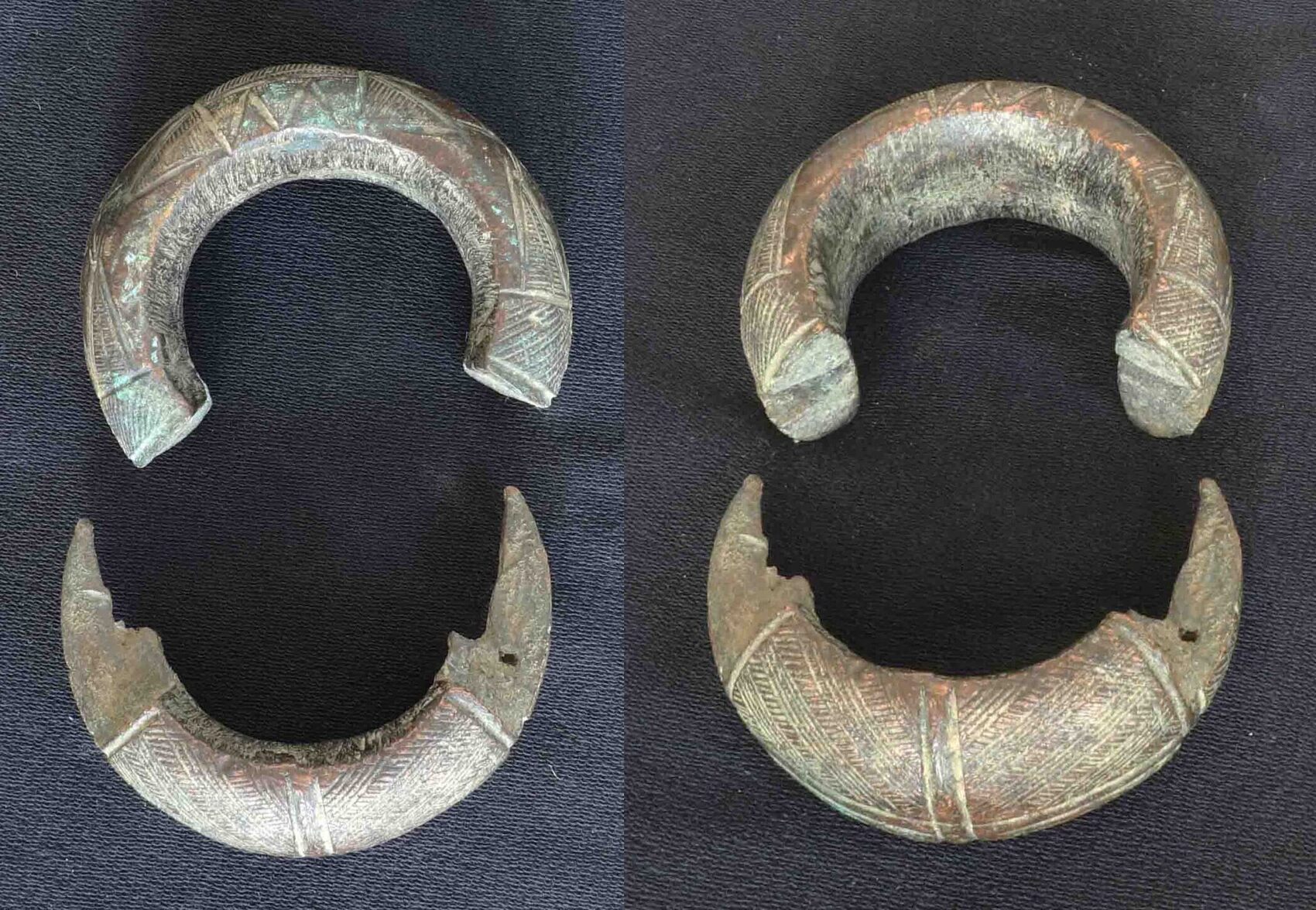 Southern-Burkina Faso lockable bracelet 19th century Gurma and Mossi ...