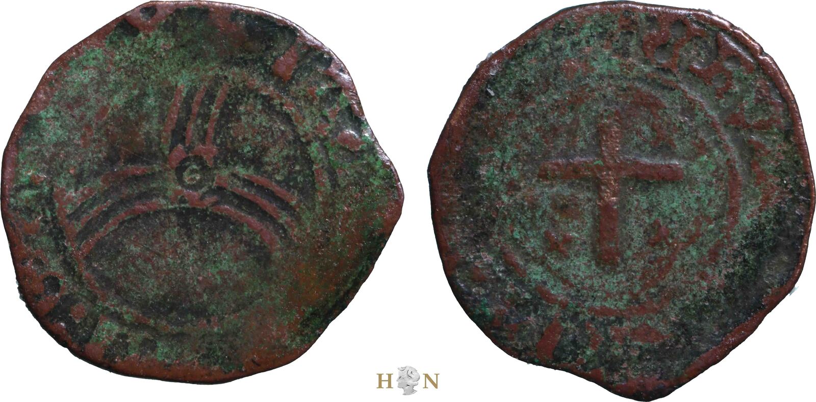 Scotland AE 'crux pellit' penny | crosraguel 1460-1488 AD Ecclesiastical Issue, James III (1460 ...