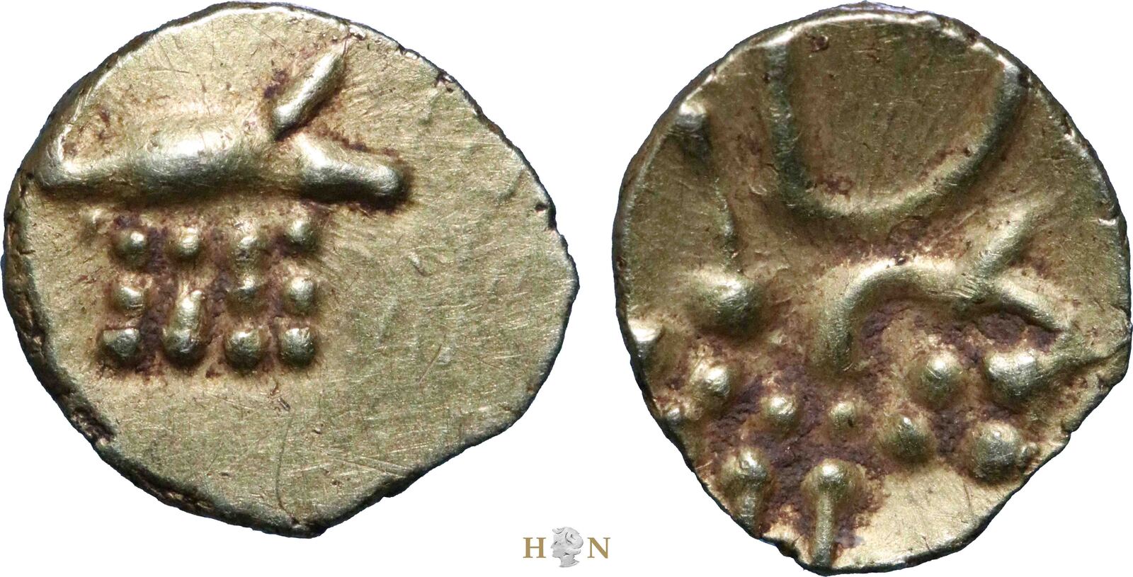 India fanam 1700-1800 AD Maratha rulers of Tanjavore, Venkoji, VF | MA ...