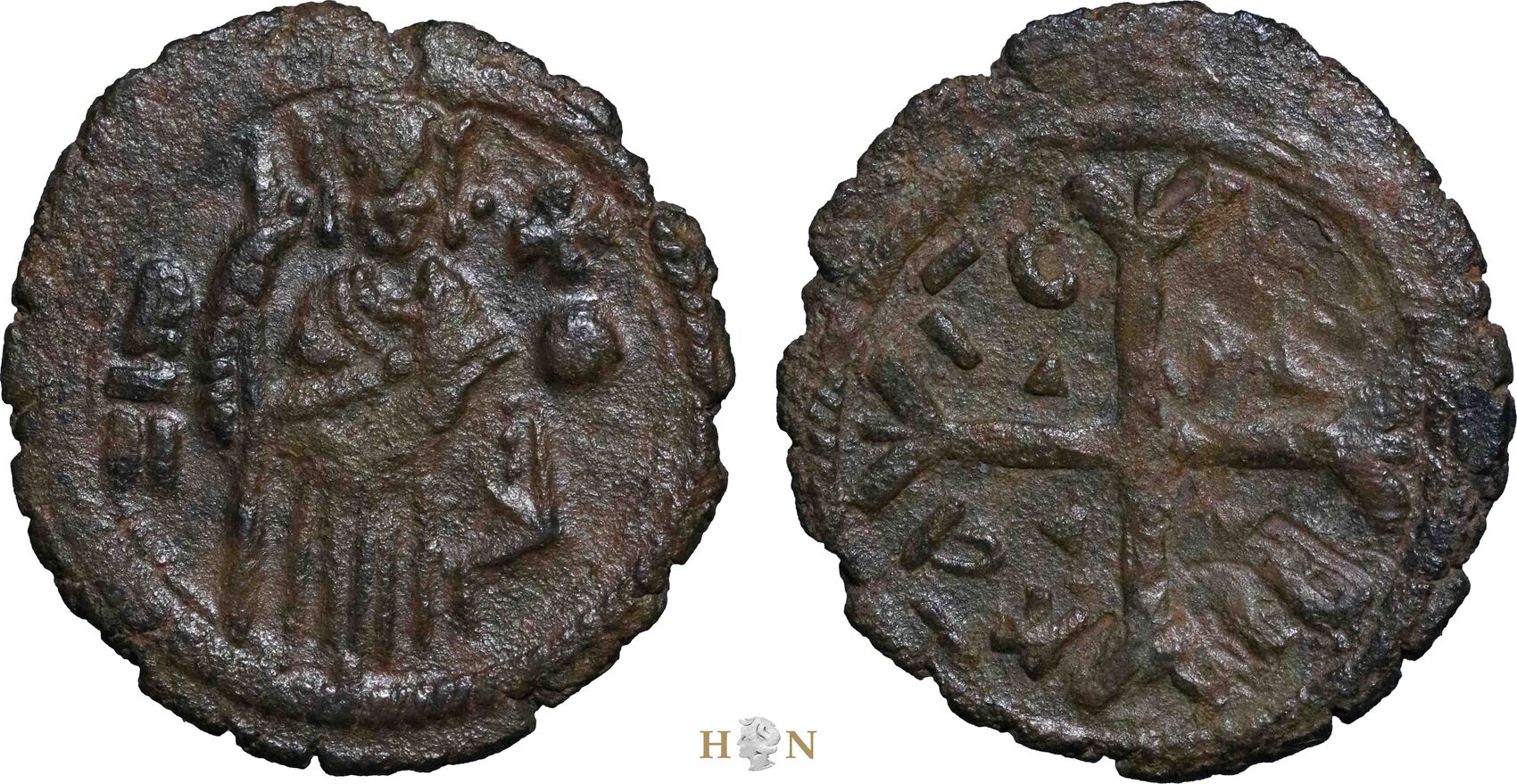 Italy follaro ca. 1127-1130 Sicily, Roger II as Count (1105-1130 ...