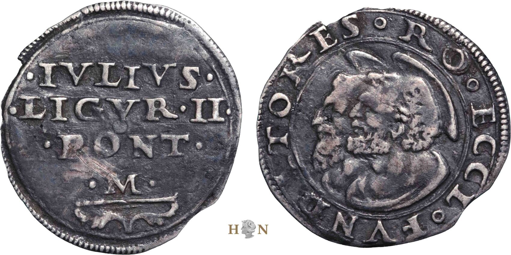 Papal States | Viterbo 1/3 Giulio 1503-1513 AD Julius II (1503-1513 ...