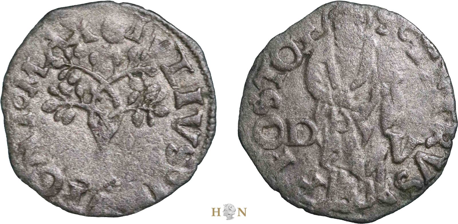 Papal States | Viterbo quattrino 1503-1513 AD Julius II (1503-1513 ...