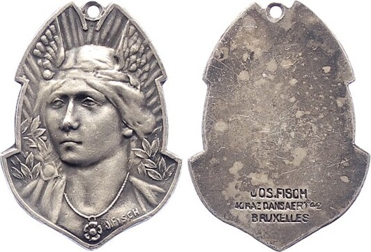 Kunstmedaillen Fisch, Joseph Winz. Kratzer, vorzüglich | MA-Shops