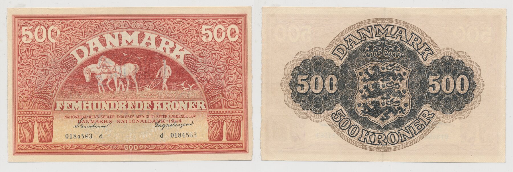Denmark 500 kroner 1944 VZ | MA-Shops