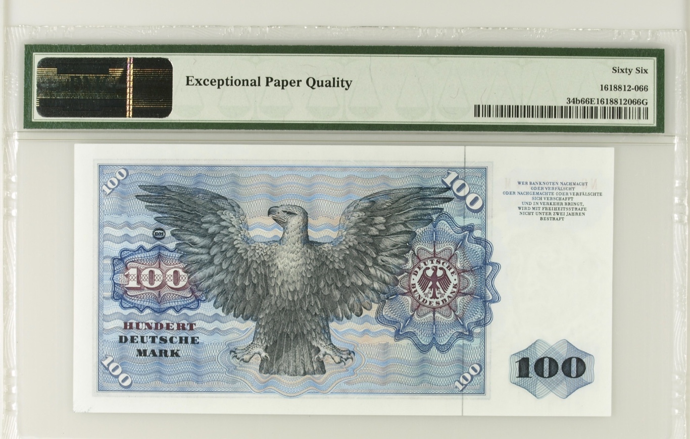 Germany Federal Republic 100 DM 1977 PMG 66 EPQ | MA-Shops