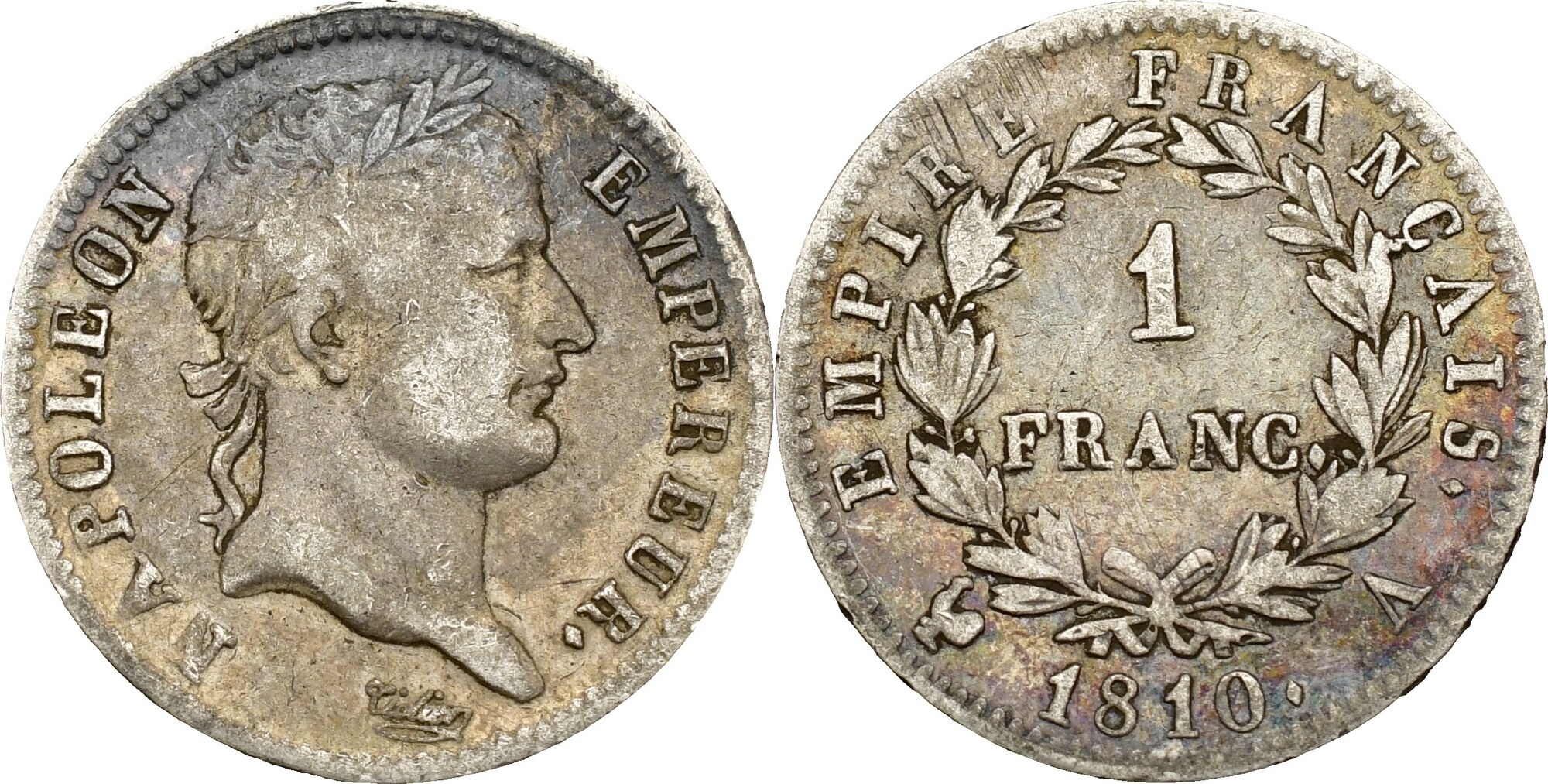 France 1 Franc 1810 Paris Napoléon I S | MA-Shops