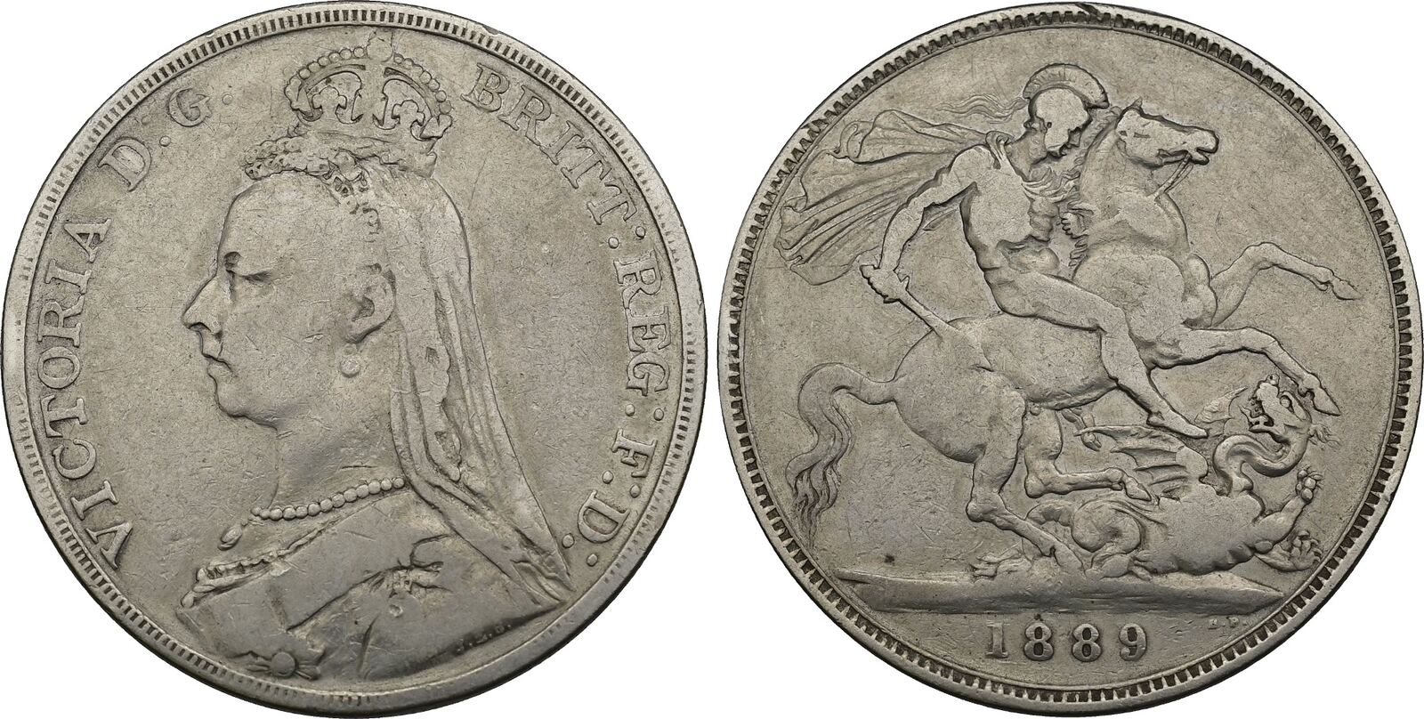 Royaume-Uni Couronne (Crown) 1889 Victoria SS | MA-Shops