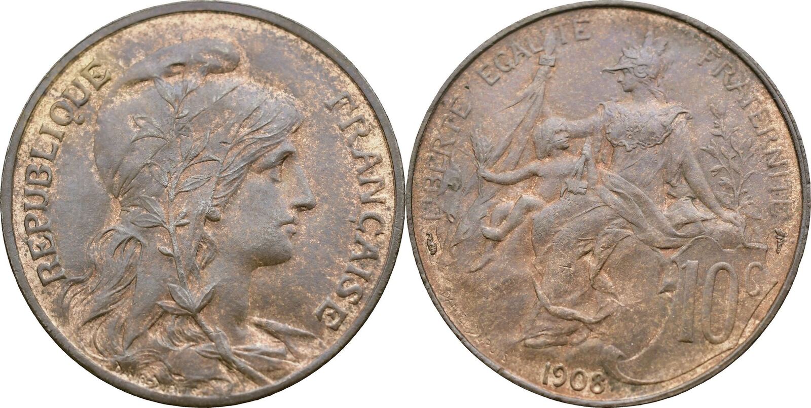 France 10 centimes Dupuis 1908 SS | MA-Shops
