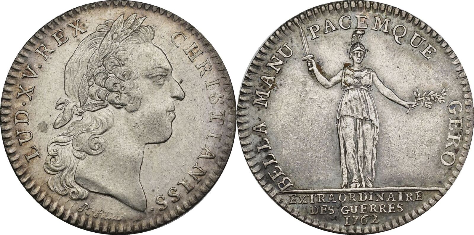 France Jeton Louis XV 1762 Extraodinaire des guerres S | MA-Shops