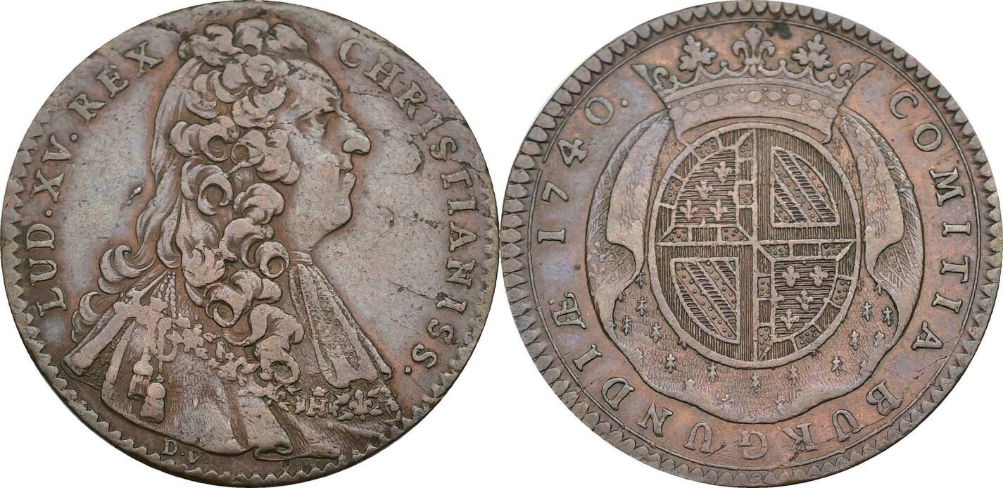 France Jeton Louis XV 1740 Comita burgubdiae S | MA-Shops