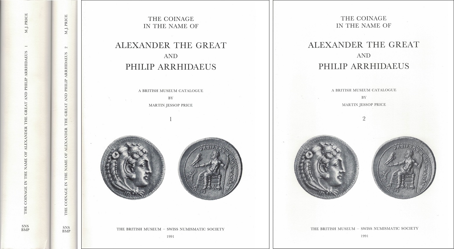 ANCIENT COINS - 1991 PRICE - THE COINAGE IN THE NAME OF ALEXANDER THE ...