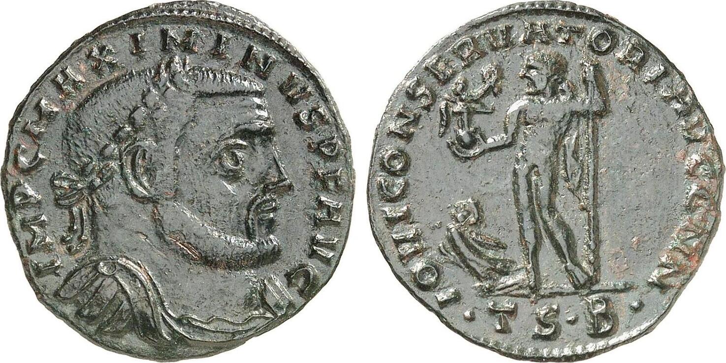 ROMAN COINS - Nummus MAXIMINUS DAZA, Caesar 305-310, Augustus 310-313 ...
