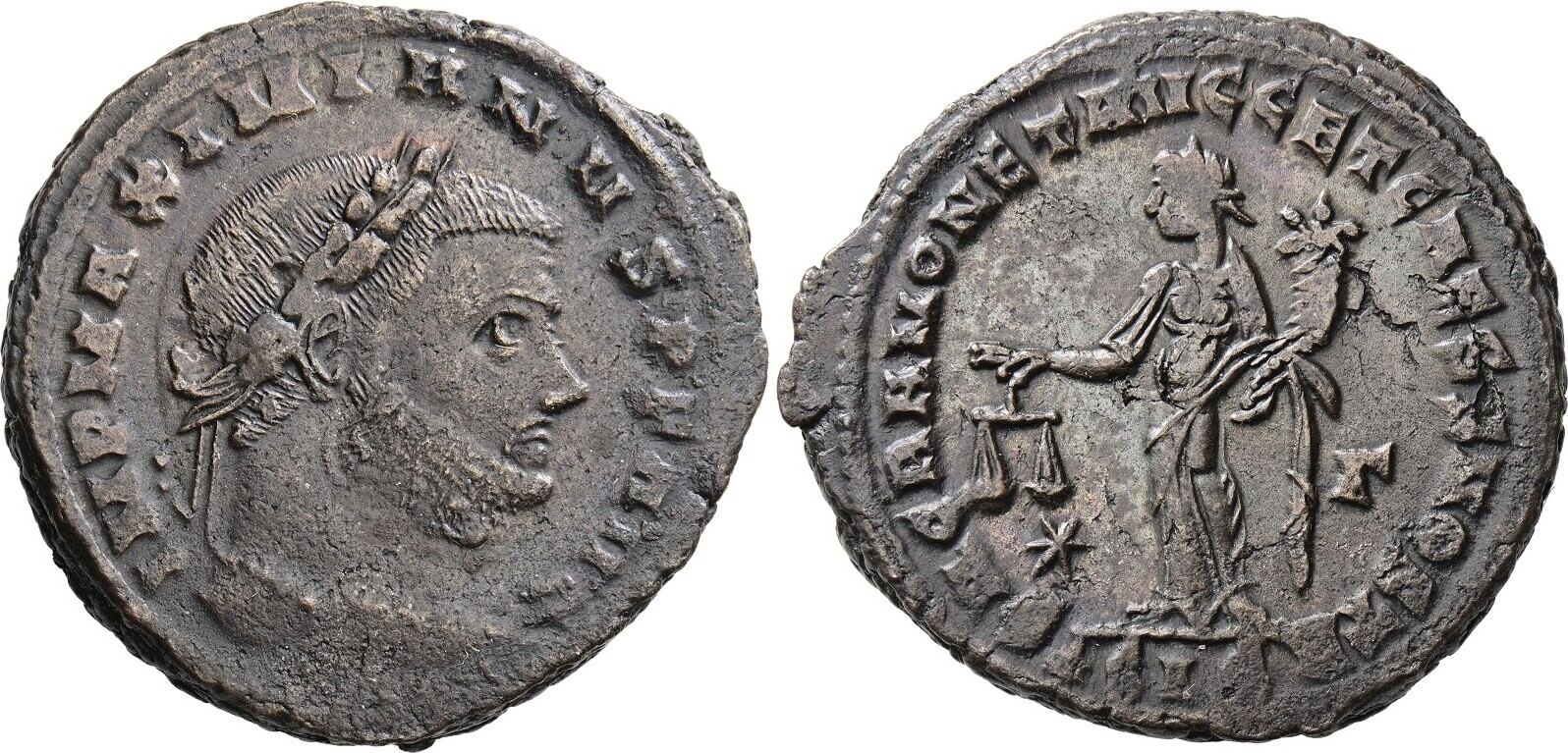 ANCIENT COINS - Nummus MAXIMIANUS HERCULIUS, 286-305 und 307-310 Sehr ...