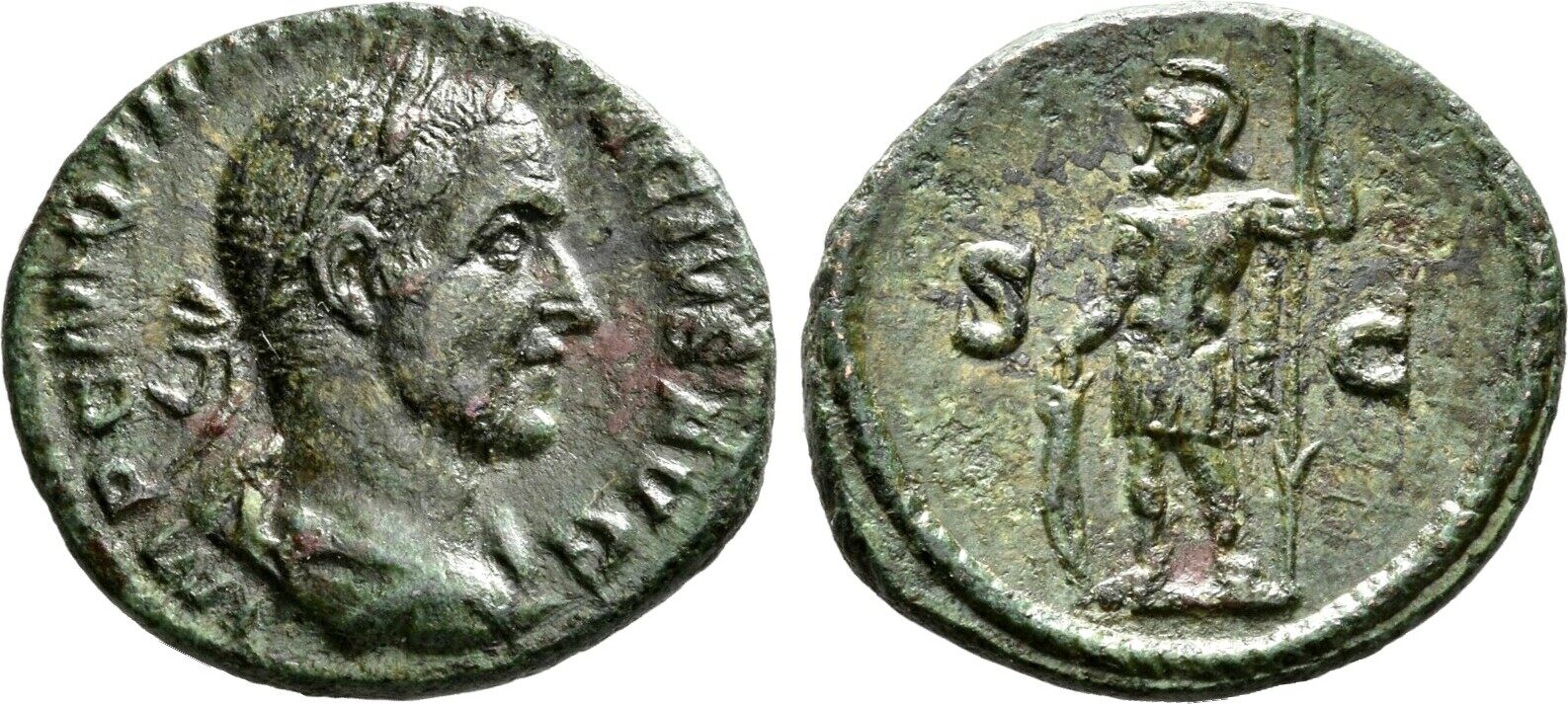 ANCIENT COINS - Semis TRAIANUS DECIUS, 249-251 Fast vorzüglich | MA-Shops