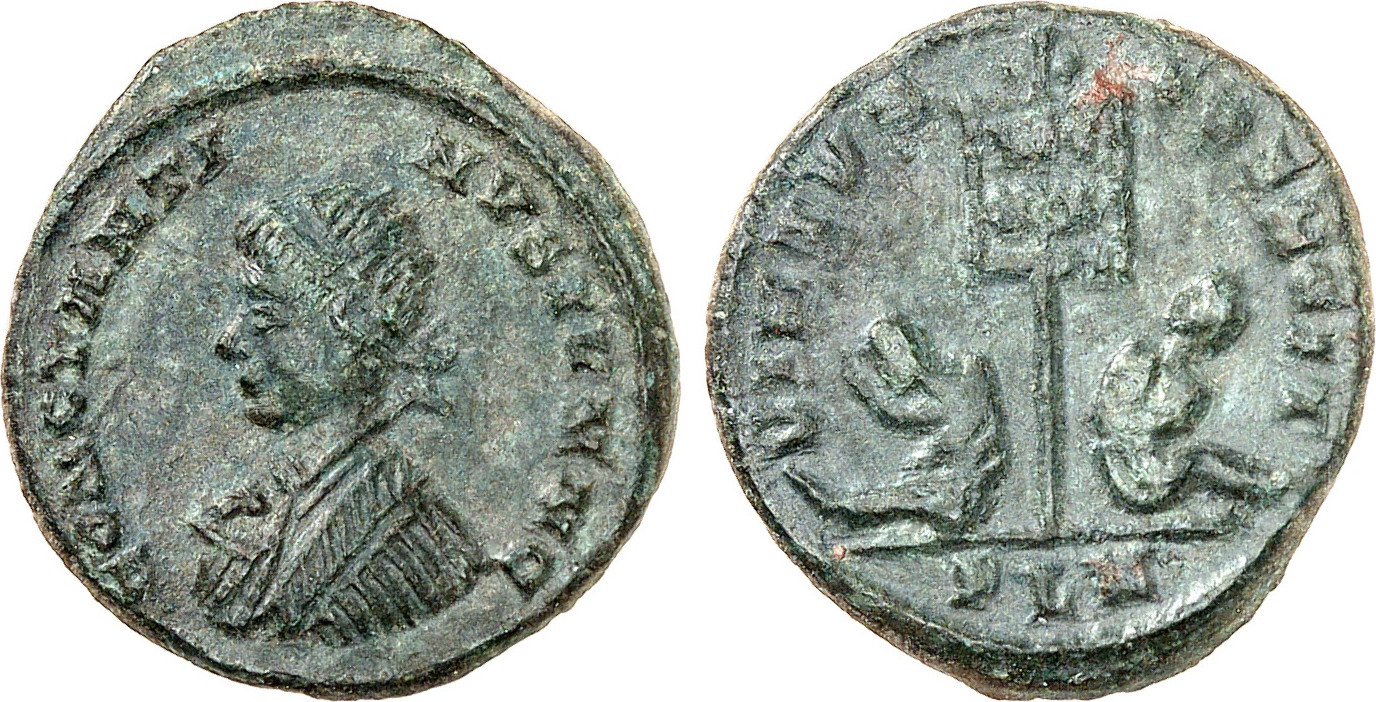ROMAN COINS - Nummus CONSTANTINUS II, Caesar 317-337 Fast vorzüglich ...