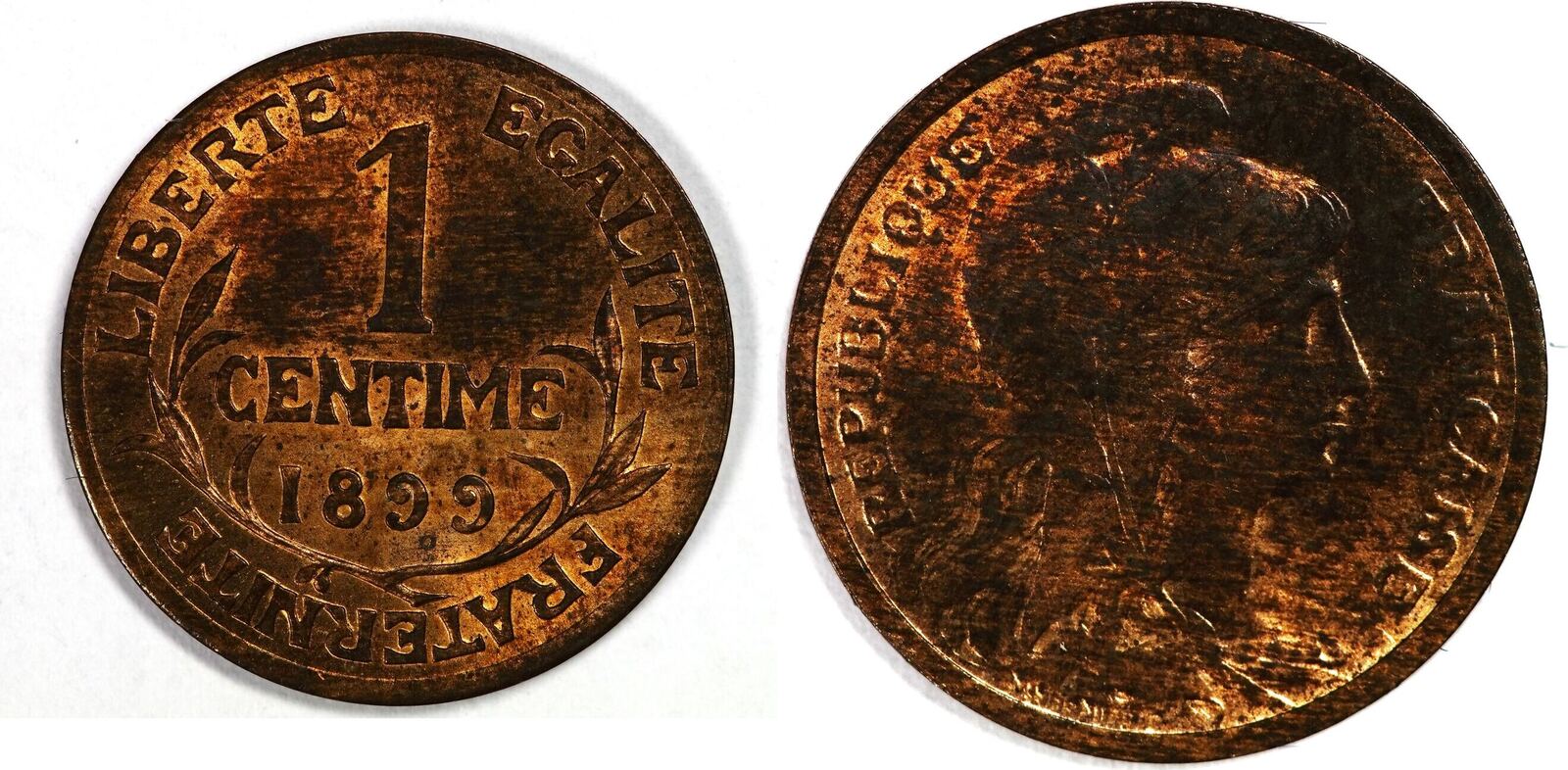 France centime 1899 EF/UNC- | MA-Shops