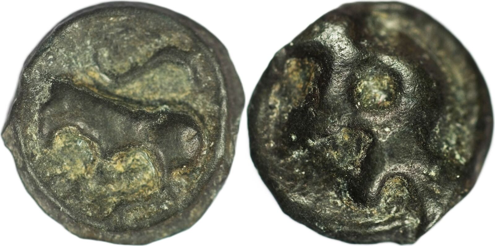 Celtic, Sequani Potin Unit 1st century BC Big-Head type F/VF | MA-Shops
