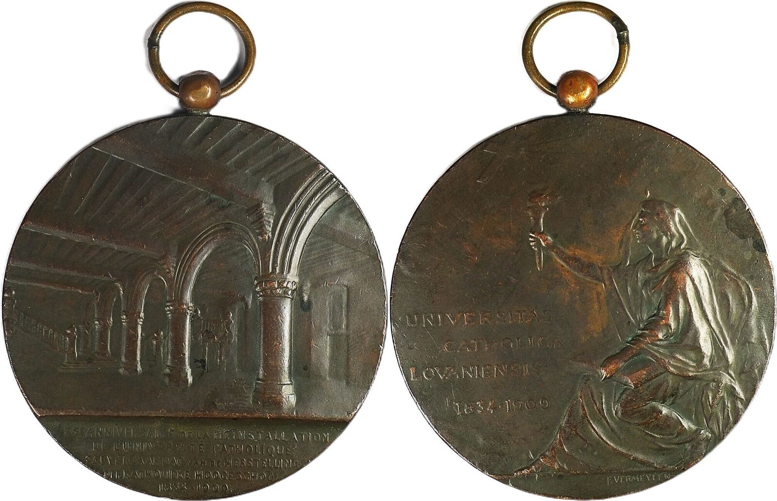 Belgium Medal University of Louvain (Leuven), 500th Anniversary (1426 ...