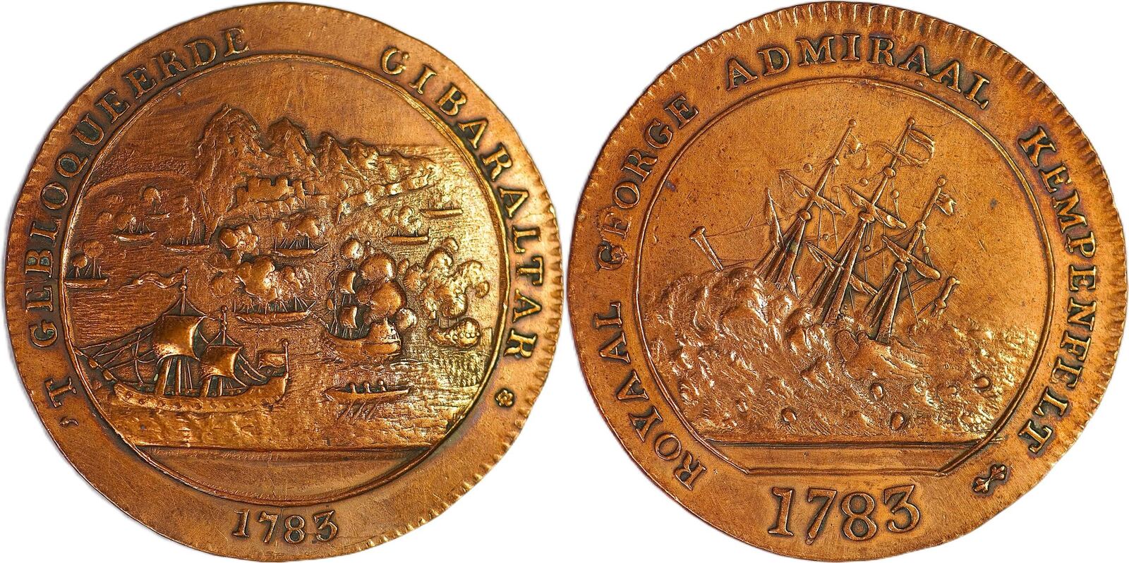 United Kingdom / Gibraltar Medal 1783 Blockade of Gibraltar - Great ...
