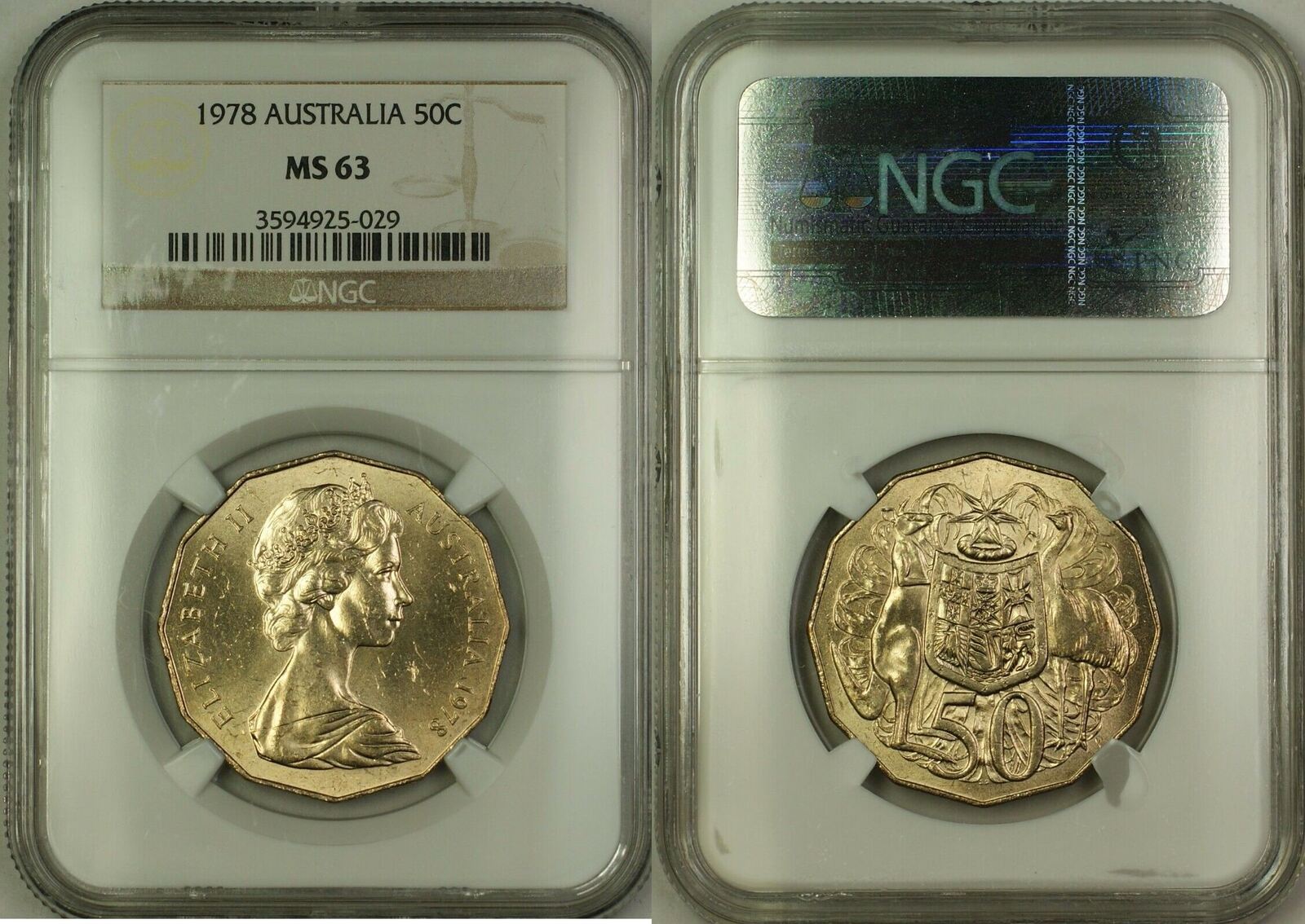 World CoinsAustralia & OceaniaAustraliaDecimal 1978 Australia Fifty ...