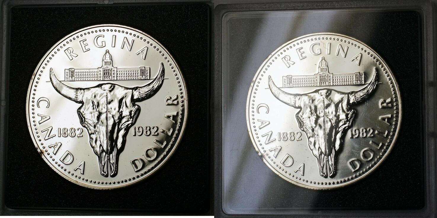 Canada CoinsCommemorative 1982 Canada $1 Commemorative Proof Like Coin ...