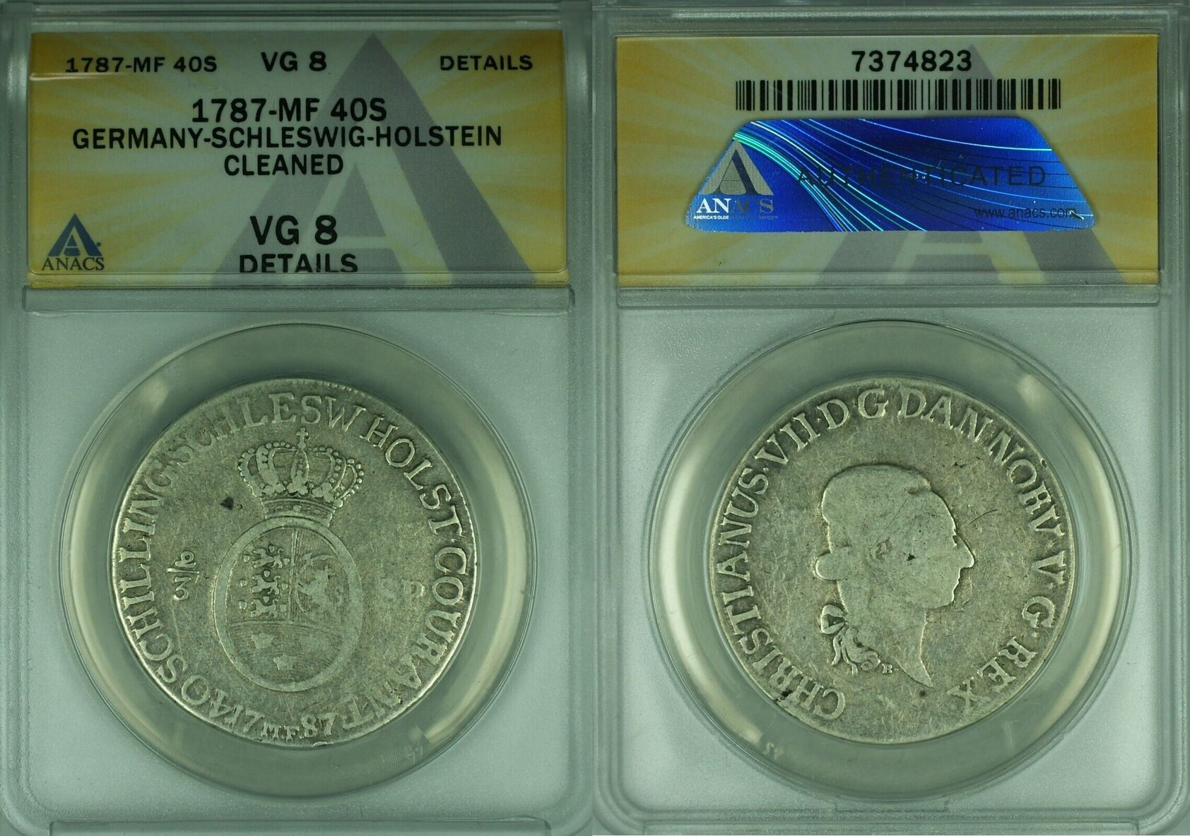 European CoinsGermanyGerman States (up to 1871) 1787-MF Germany ...