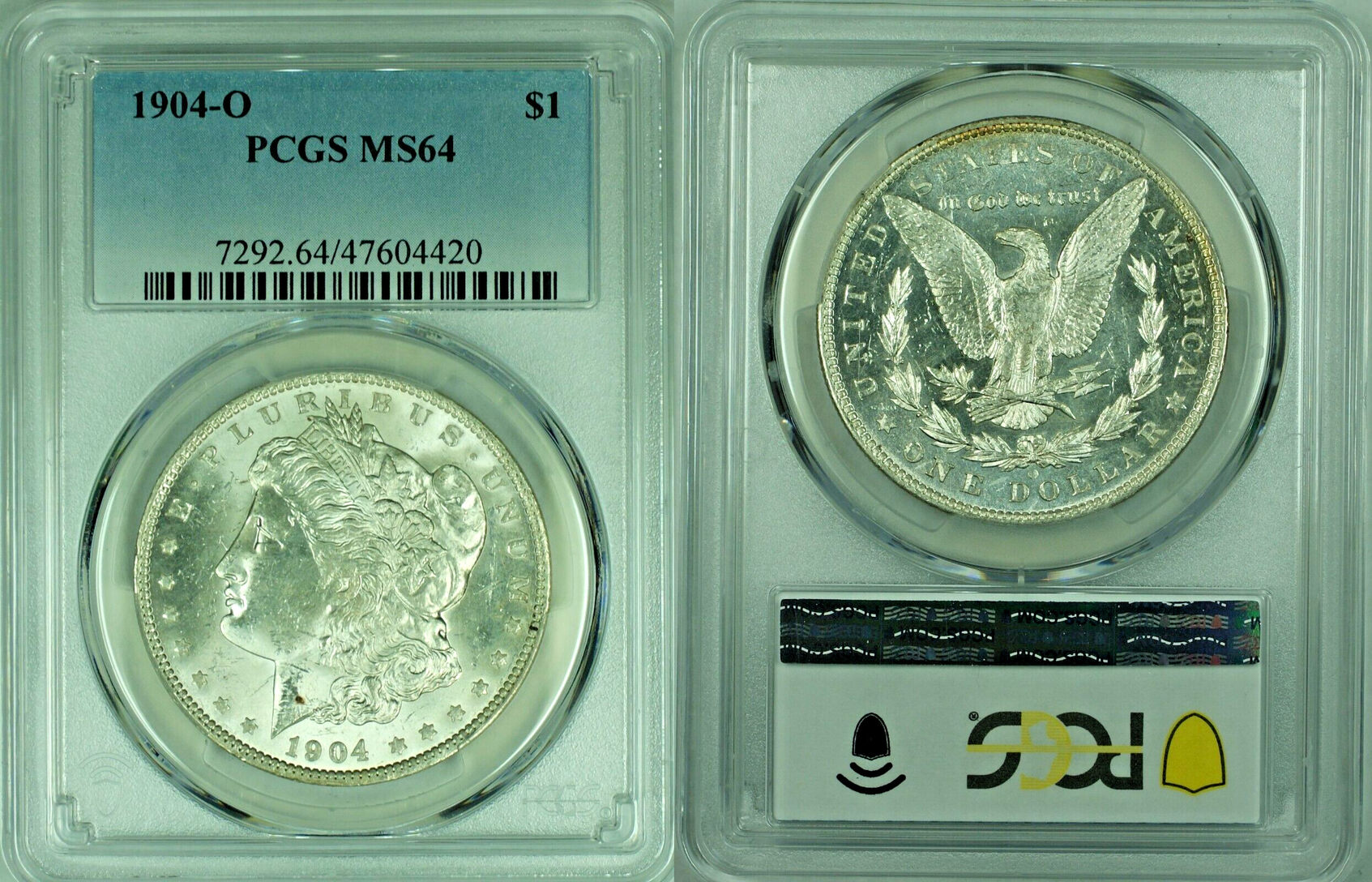 USA $1 Coin 1904-O Morgan Silver Dollar PCGS MS 64 (48) C | MA-Shops