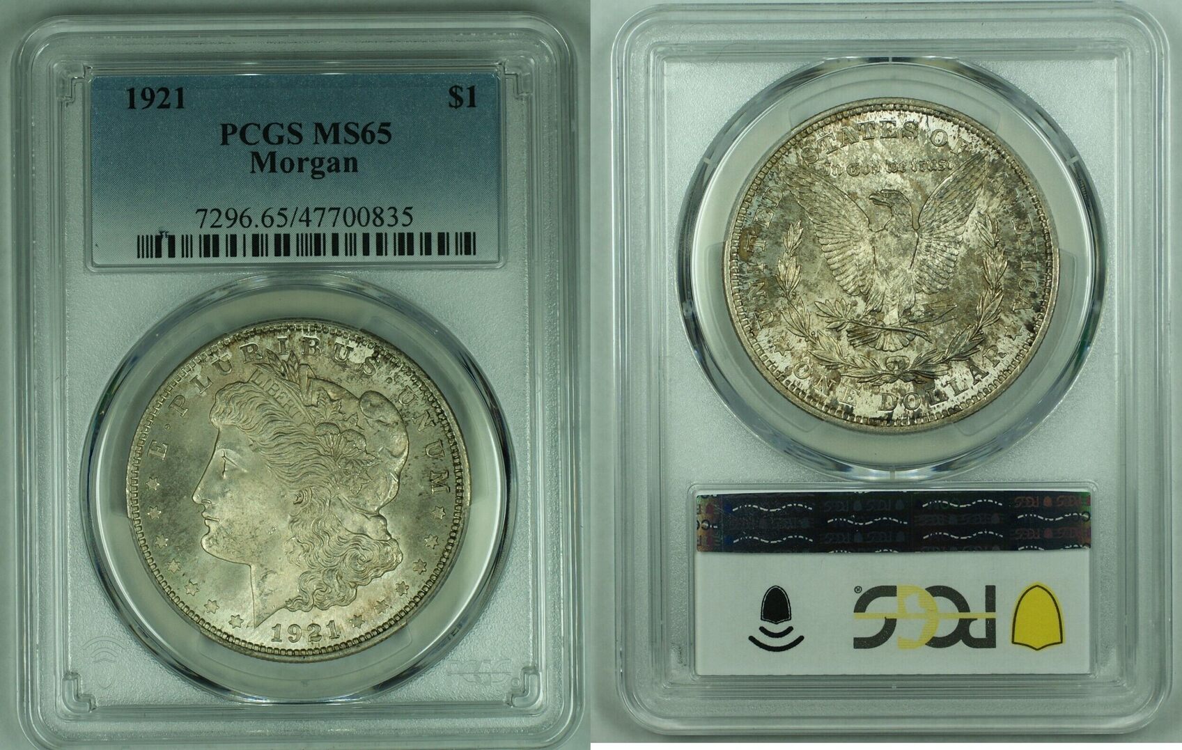 US CoinsDollarsMorgan (1878-1921) 1921 Morgan Silver $1 Dollar Coin ...