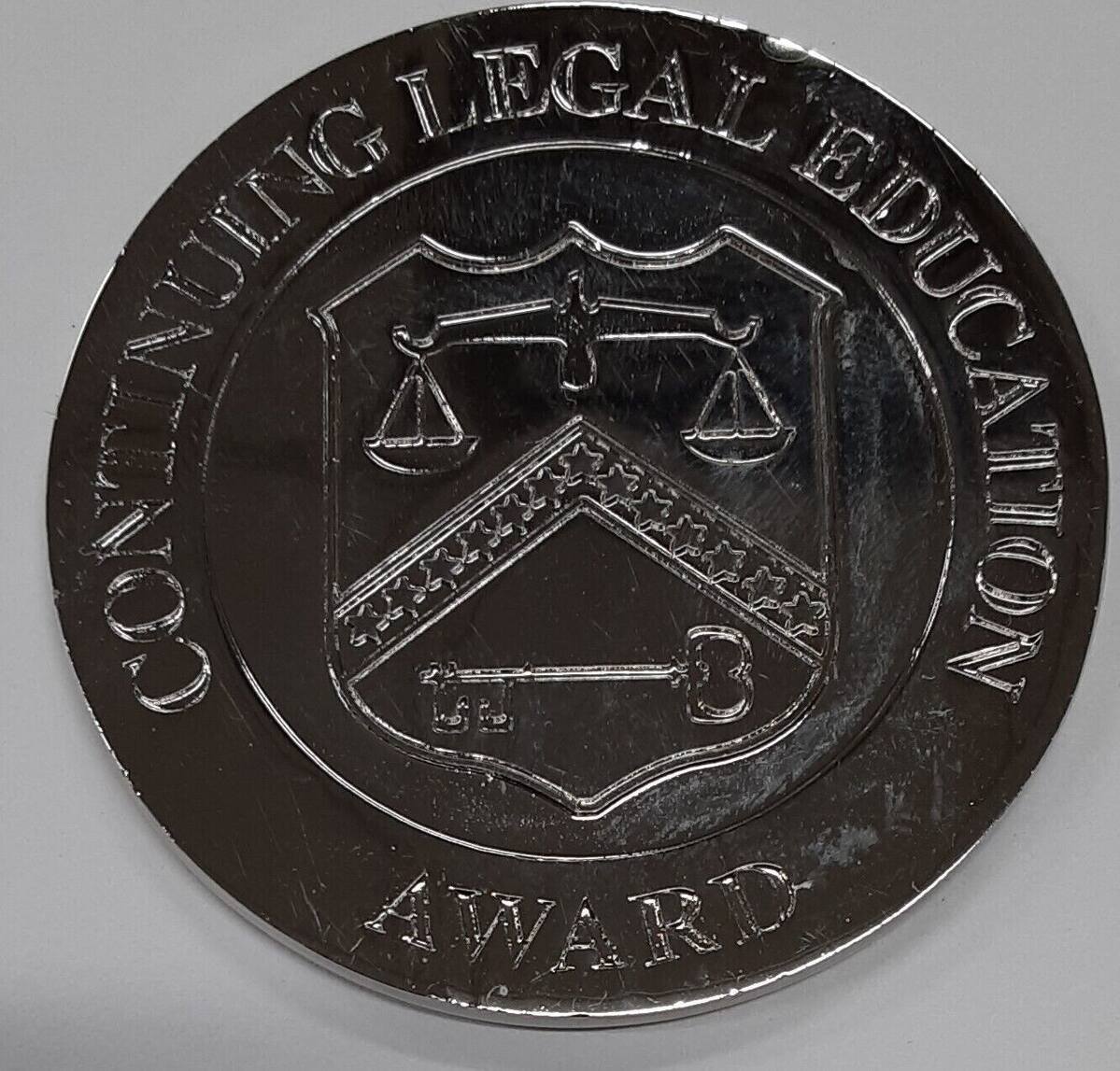ExonumiaMedals 2008 Chief Counsel CLE Continuing Legal Education Award ...