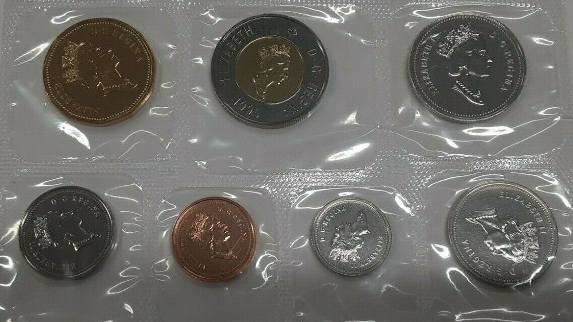 Kanada 1999 Canada Mint Set- Proof Like- Uncirculated Coin Set Proof ...