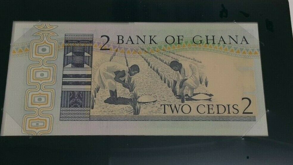World Paper MoneyAfricaOther African Paper Money 1982 Ghana Two Cedis ...