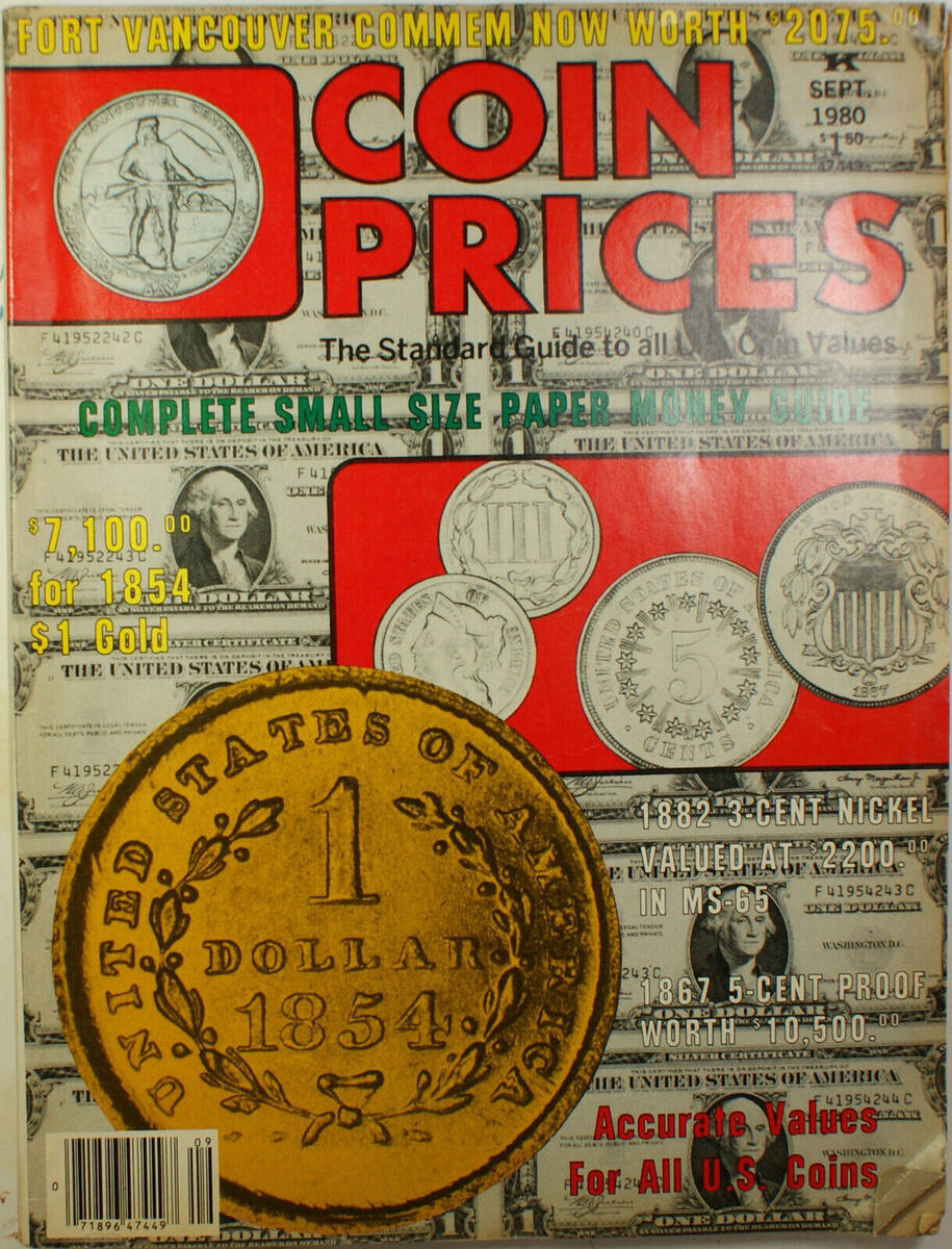 Publications & SuppliesPublicationsUS Coin Prices Magazine September ...