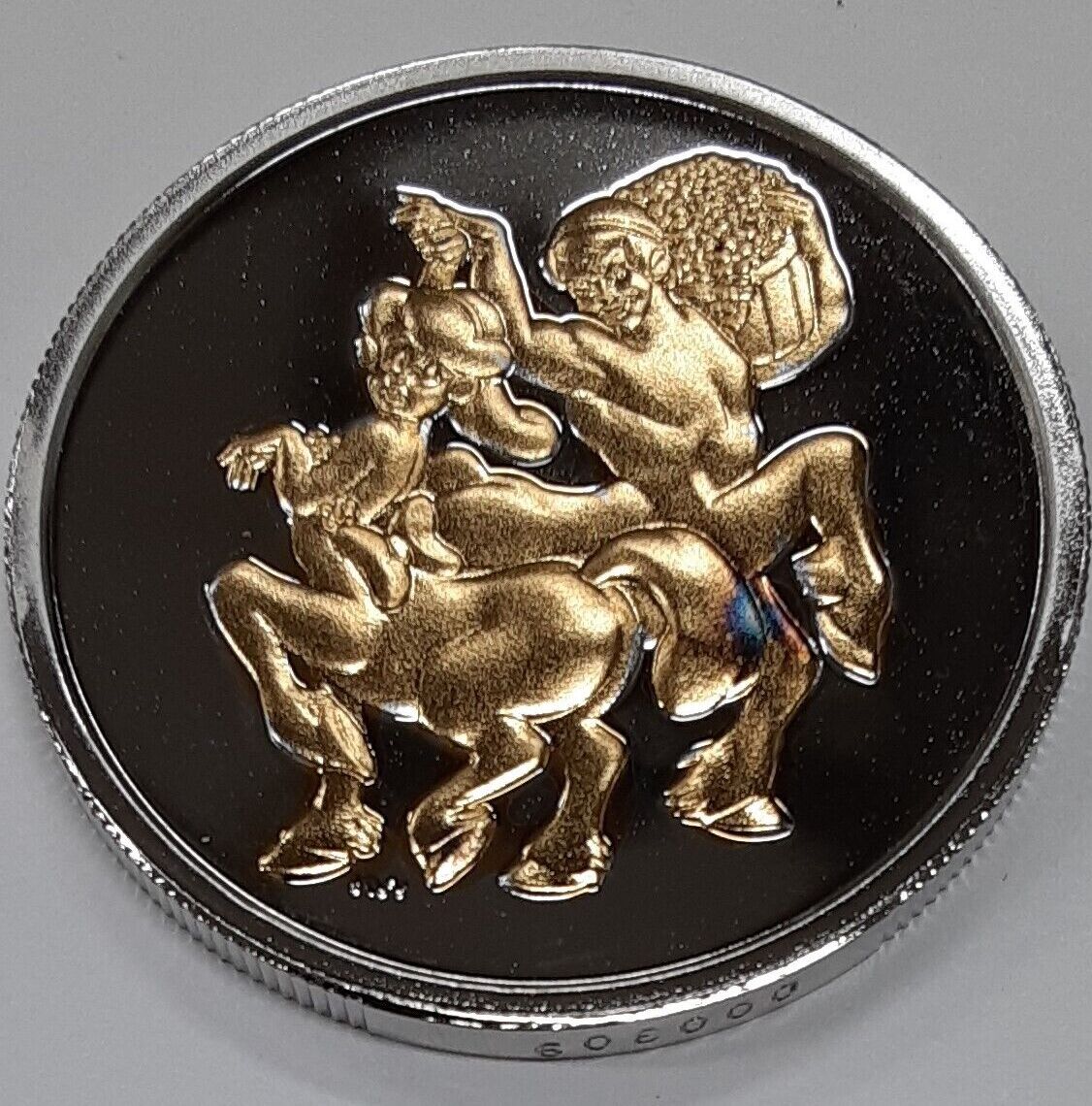 Exonumia 1990 50th Anniversary of Disney's Fantasia 1oz Silver Round ...