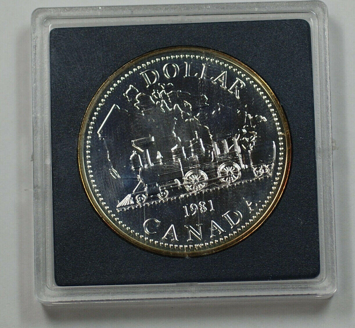 Kanada 1981 Canada Silver Dollar Proof-like Coin Without Outer ...