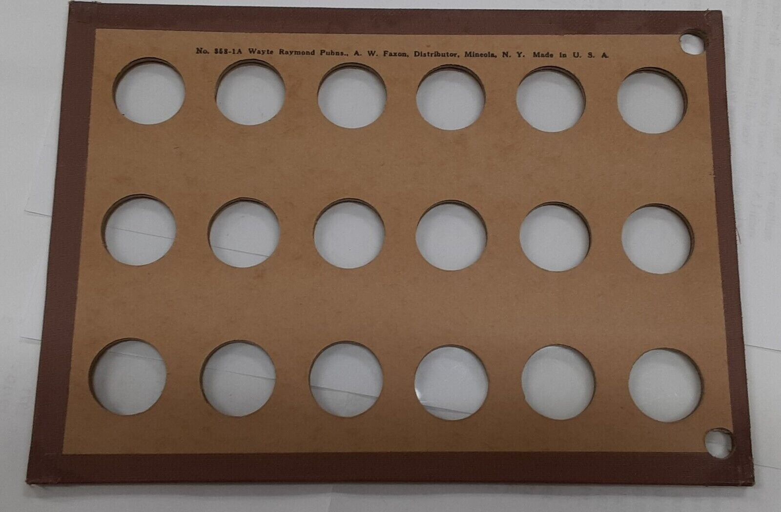 Publications & Supplies Empty Vintage Nat'l Coin Album Page Jefferson Nickels No.358-1A by Wayte ...